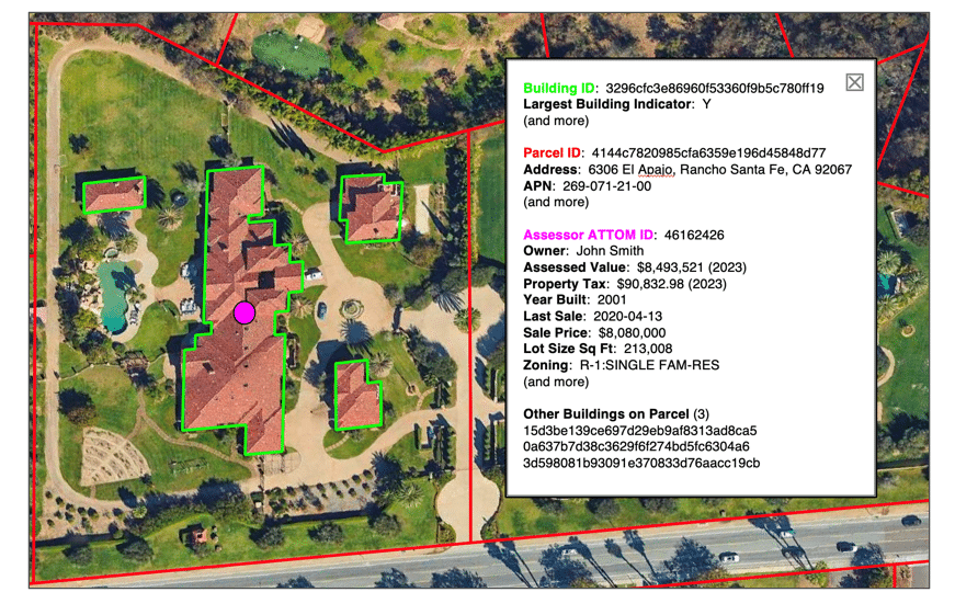 ATTOM’s Building Footprints for Insurance and the Real Estate