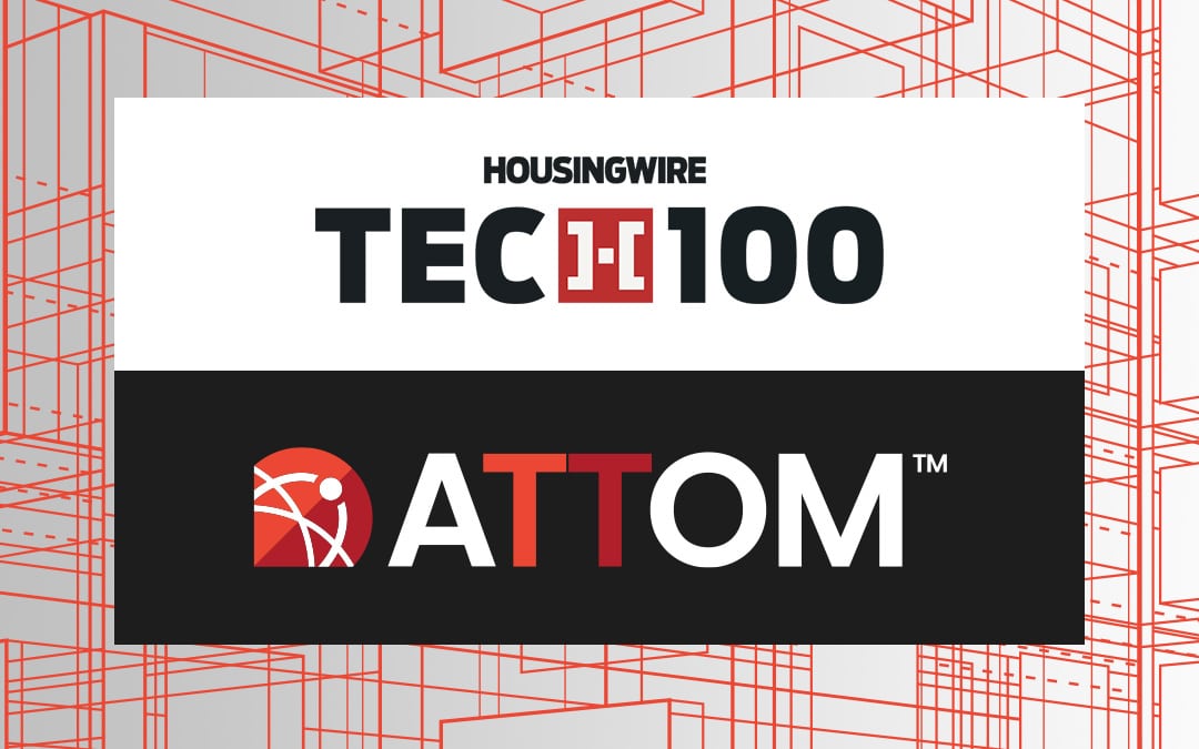 ATTOM 2025 HousingWire Tech100 Real Estate Award Honoree